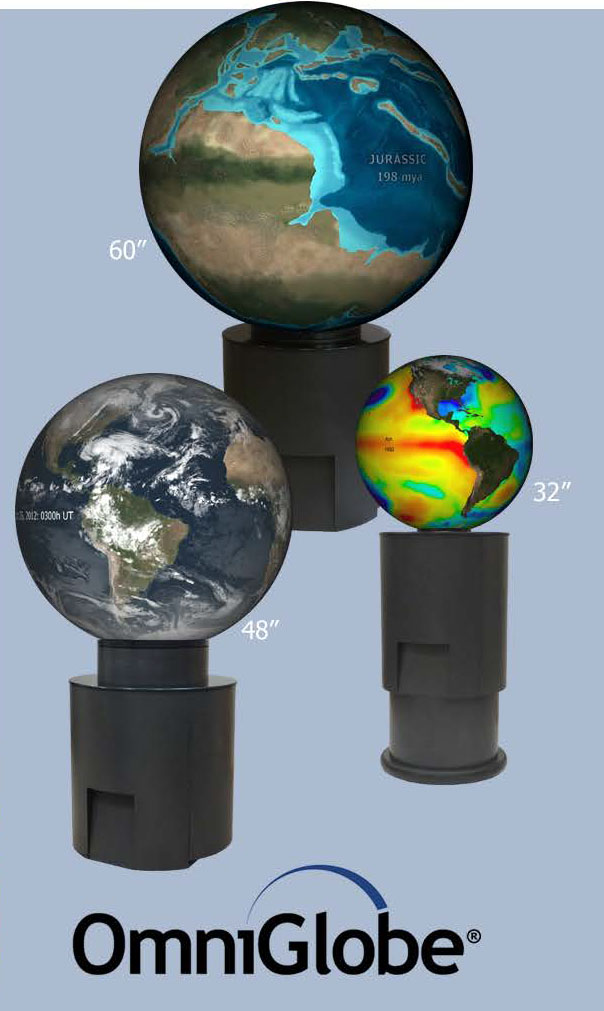 360°全球プロジェクションシステム-OmniGlobe- | 株式会社ビジョンテック